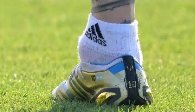 La foto del tobillo inflamado de Leo Messi - Sol Play 91.5
