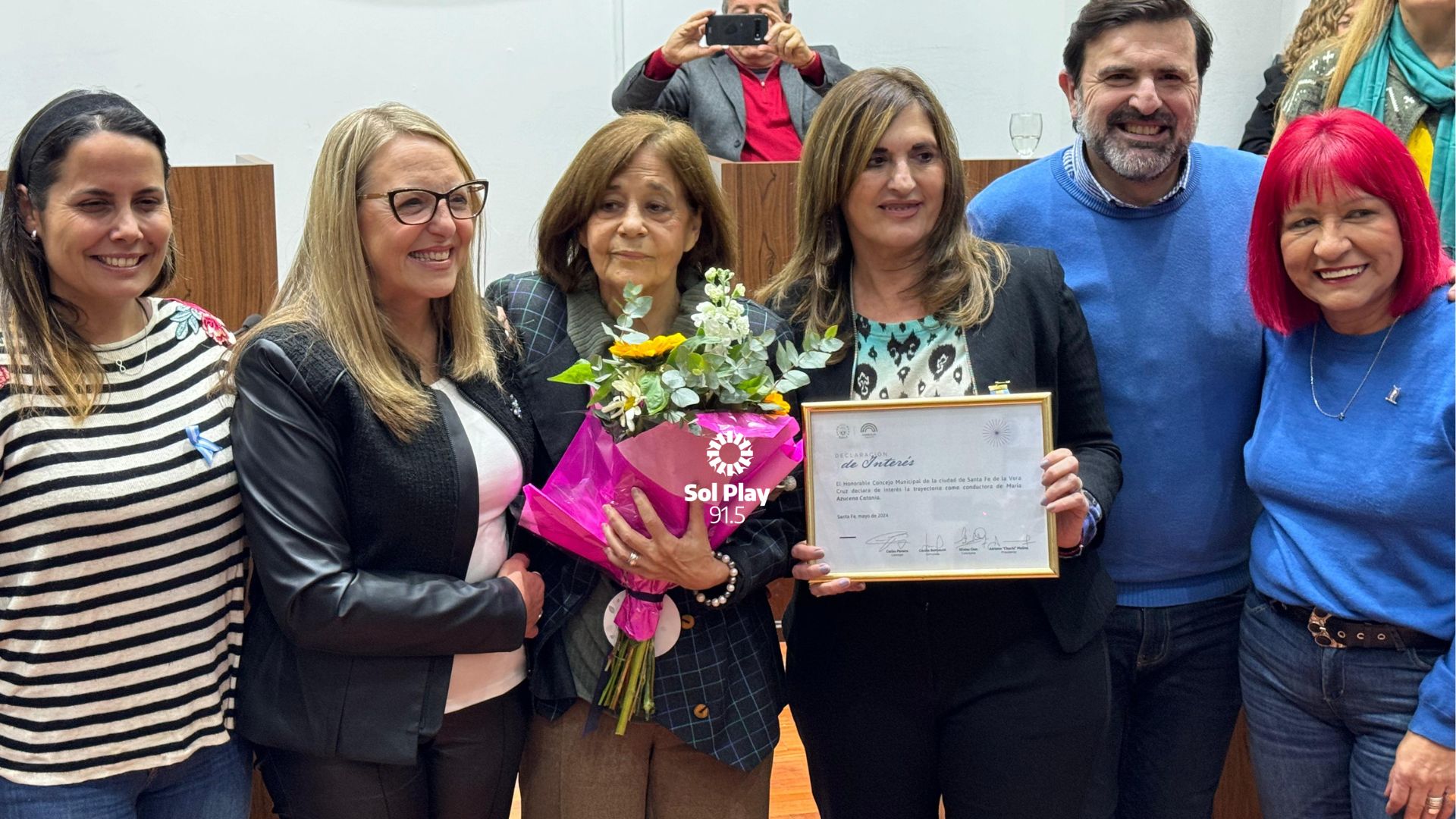 María Azucena Catania fue reconocida por el Concejo Municipal de Santa ...