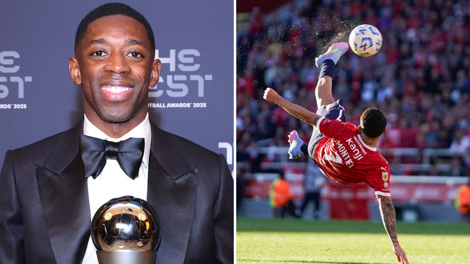 Ousmane Dembelé fue elegido mejor futbolista del año en los premios The ...